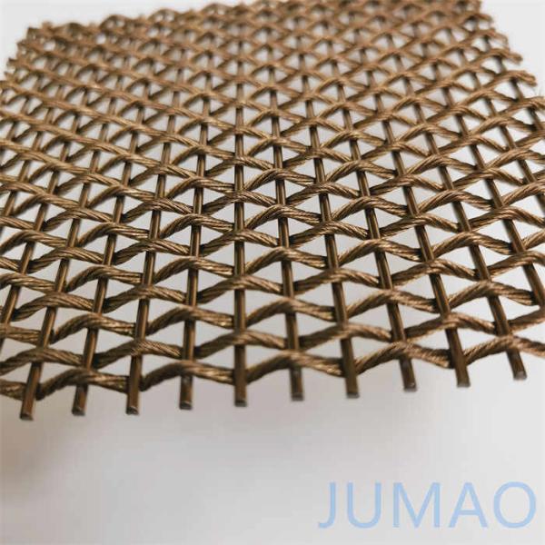 Quality SS304 Copper Architectural Brass Mesh Building Curtain Wall for sale