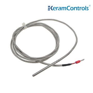 Quality PT100 PT1000 Waterproof Temperature Sensor 3 Wire 30mm for sale