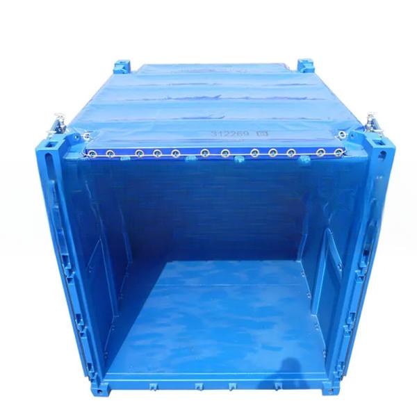 Quality 10ft DNV 2.7-1 Standard Open Top Dry Container with Tarpaulin Cover Steel Offshore Container Certified by BV and CSC for sale