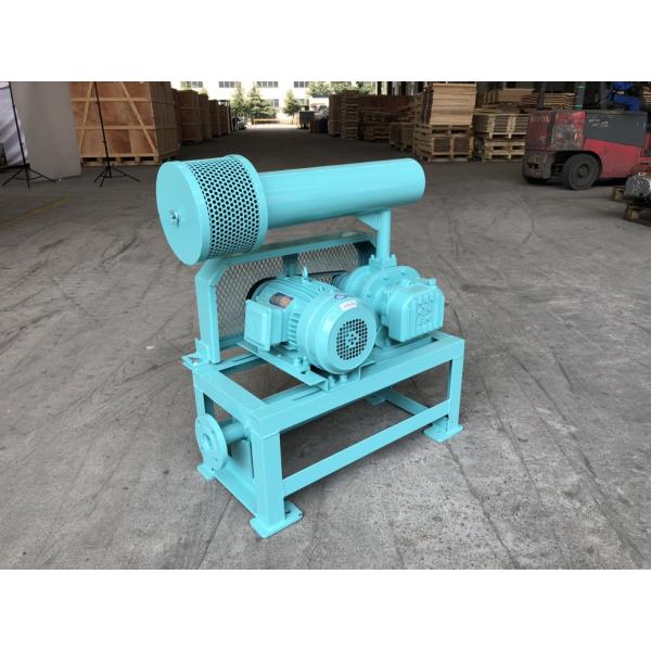 Quality Reliable Performance Blue Color Roots Lobe Blower / Roots Rotary Blower For for sale