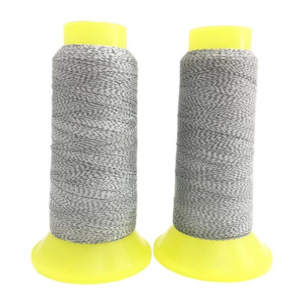 Quality Single Both Side Sewing Iridescent Reflective Embroidery Thread Reflective Yarn for sale