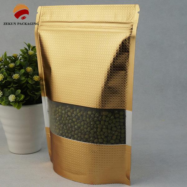 Quality PET/PE Up To 10 Colors Stand Up Resealable Pouch Bags Customization for sale