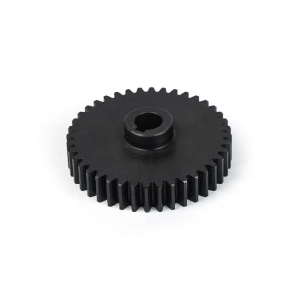 Quality CNC Machined Steel Gear Blackened Custom Aerospace Components for sale