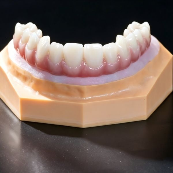 Quality FDA Titanium Bridge Dental Implant Titanium Framework With Crown for sale