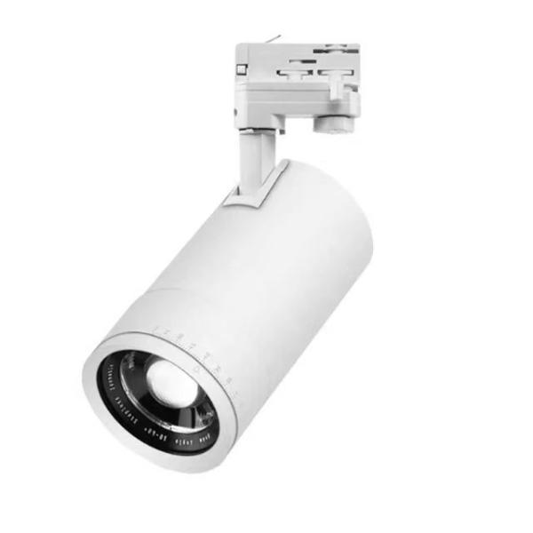 Quality 10-60 Degree Zoomable Lens Track Light for Modern Design Style Museum Exhibition for sale