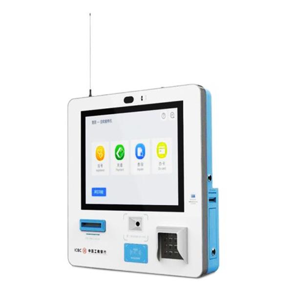 Quality Supermarket Self Ordering Ipad Kiosk Wall Mount With Card Reader for sale