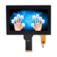 Quality 7in 24 Bit RGB TFT LCD Monitor Truly Color Rohs 200cd/m2 for sale