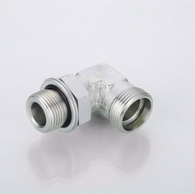 Wholesale Pipe Adapter Hydraulic Fittings Hydraulic Elbow Fittings Male Thread Elbow Hydraulic Hose Fitting with Rubber Seal
