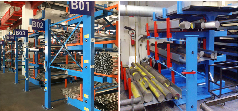 Manual Telescopic Cantilever Rack