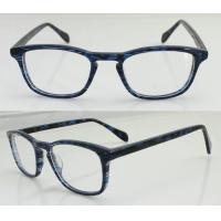 Quality Fashion Blue Acetate Men Optical Frames, Custom Hand Made Acetate Eyewear Frame for sale
