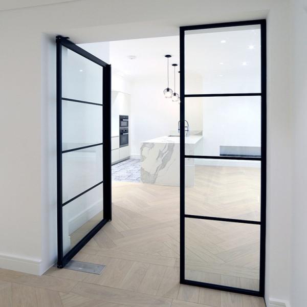 Quality Waterproof and Sound Insulation Aluminum Swing Door with 304 Stainless Steel Hardware for sale