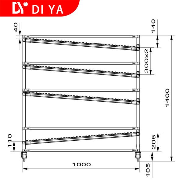 Quality Plastic Coated Lean Pipe Joint Rack Customization For Industrial for sale