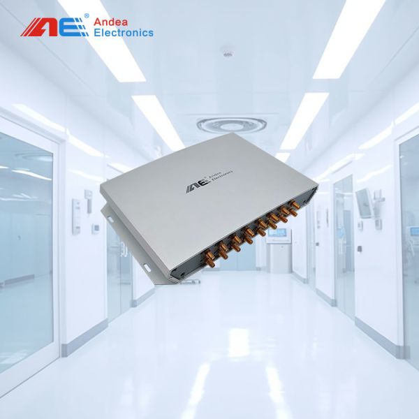 Quality Fixed UHF RFID Long Range Reader With 16 Ports Antenna Interface For Asset Tracking for sale