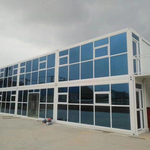 Quality Galvanized Steel Multi Story Shipping Container Homes In The Inner Corridor Designed For Comfort And Style for sale