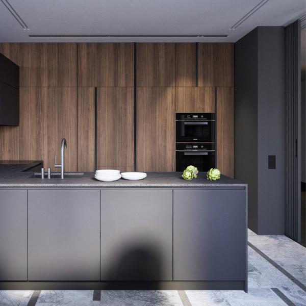 Quality PVC Wooden Modular Kitchen Cabinets for sale