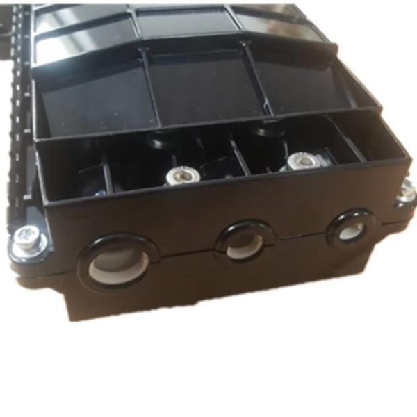 Quality FTTH PC/ABS Material Fiber Optic Splice Closure Joint for 12-288 Core Horizontal for sale