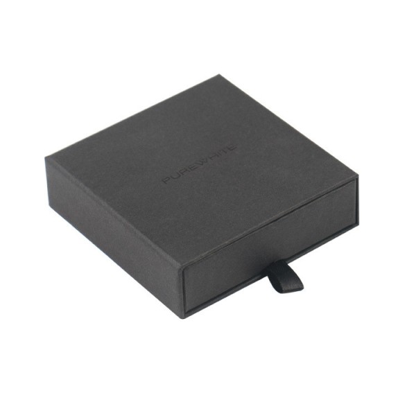 Quality Matte Black Necklace Sliding Drawer Gift Boxes Sustainable Material for sale