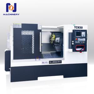 Quality TCK50 High Accuracy Medium Duty Slant Bed CNC Lathe Machine for Metal Turning for sale