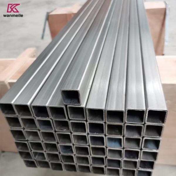 Quality Factory price GR2 GR5 seamless Titanium square pipe tubes with stock for sale