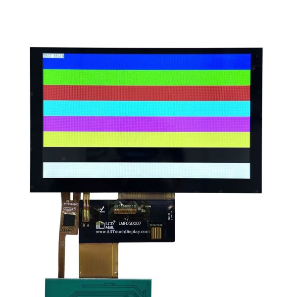 Quality 5 Inch TFT LCD Screen Powered By ST7265-G6 Drive IC With RGB Interface 800X480 for sale