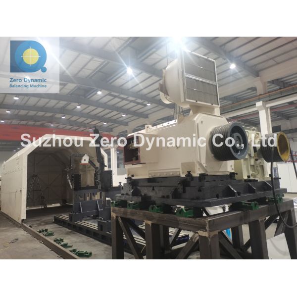 Quality 20 Ton Wind Turbine Rotor Balancing Machine , Hydro Generator Rotor Dynamic for sale