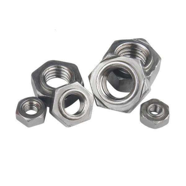 Quality DIN439 SS304 Stainless Steel A2 Chamfered M20 Hex Thin Nut for sale