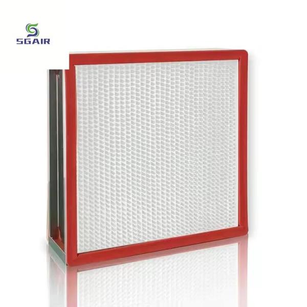 Quality Steel Frame High Temp Air Filter Stainless with High Efficiency And Precision for sale