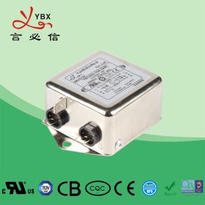 Quality 60dB 250VDC 250VAC 50/60Hz Single Phase RFI Power Emi Filter with compact size for sale