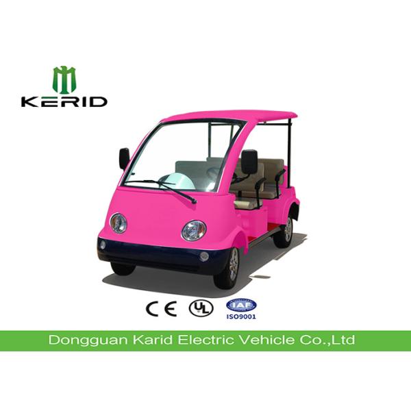 Quality Mini Electric Four Person Golf Cart , Electric Tourist Car For Park City Walking Street for sale