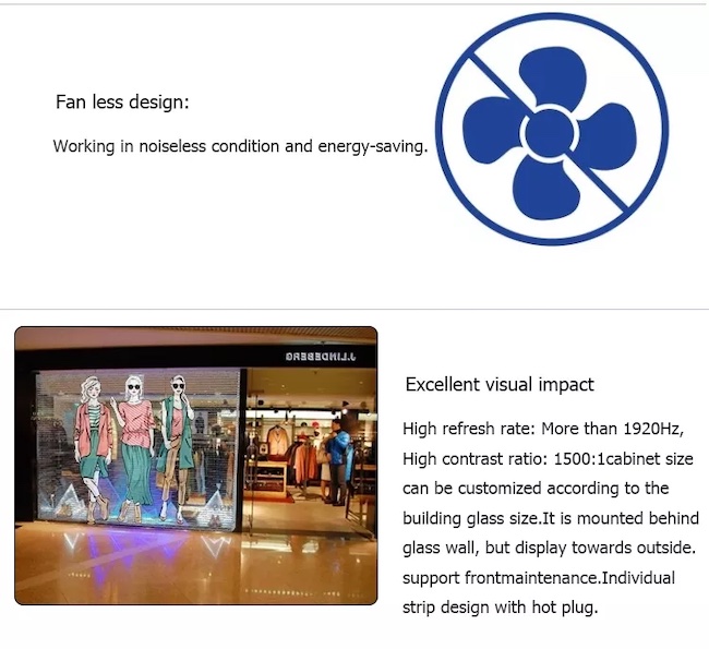 P3.97mm Round Creative LED Video Wall Transparent Window 0