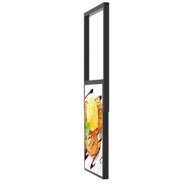 Quality 43 Inch Dual Two Sided Display Advertising High Brightness Window Facing Hanging for sale