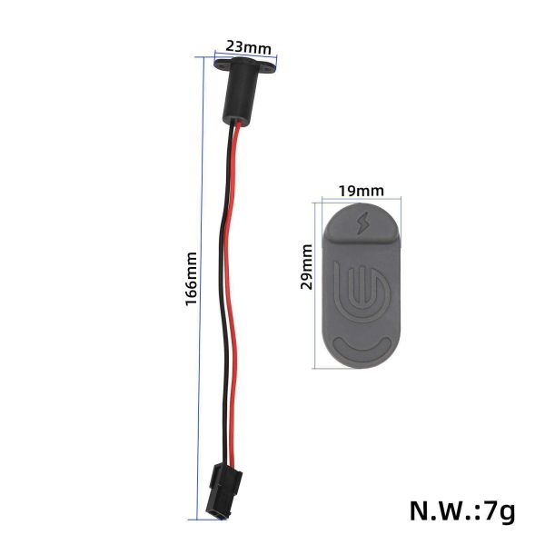 Quality Waterproof Electric Scooter Charging Port For Xiaomi 4Lite Second Generation for sale
