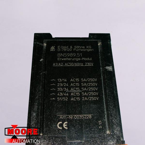 Quality BN5989/BN5989.51 DOLD One Year Warranty PLC Module for sale