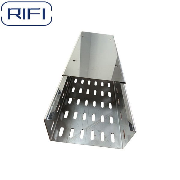 Quality Hot-dip Galvanizing Electrical Cable Tray Height 50-200mm Fire Resistance for sale
