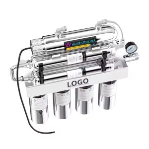 Quality Convenient Installation Stainless Steel 6 Stage UV sterilization Water Filter for sale