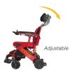 china Aluminum Alloy 6 Km/H 100KG Foldable Power Wheelchair