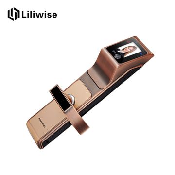 Quality Biometric Smart Face Recognition Door Lock Infrared Non - Touch Info - Collect for sale