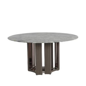 Quality Gold Marble Top Dining Room Table Mirrored Marble Dining Table 8 Seater for sale