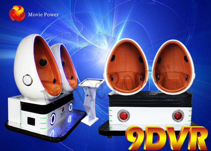 Quality Funny games amusement park equipment 2 seat 9D VR simulator virtual reality for sale