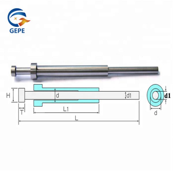 Quality SKH51 Customized Ejector Pins And Sleeves Non Standard Full Internal And External Hardness for sale