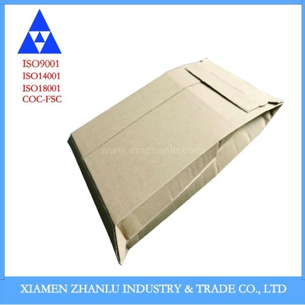 Quality Protective F Flute Board Bronze Corrugated Envelopes for Secure Packaging for sale