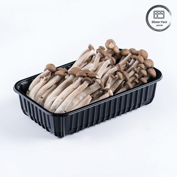 Quality Custom Disposable Plastic Mushroom Punnet Blister Fruit and Vegetable Trays for sale