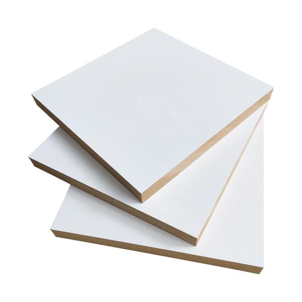 Quality MDF Melamine Board 18mm Wooden Board Moisture-Proof Double Faced Melamine Glue for sale