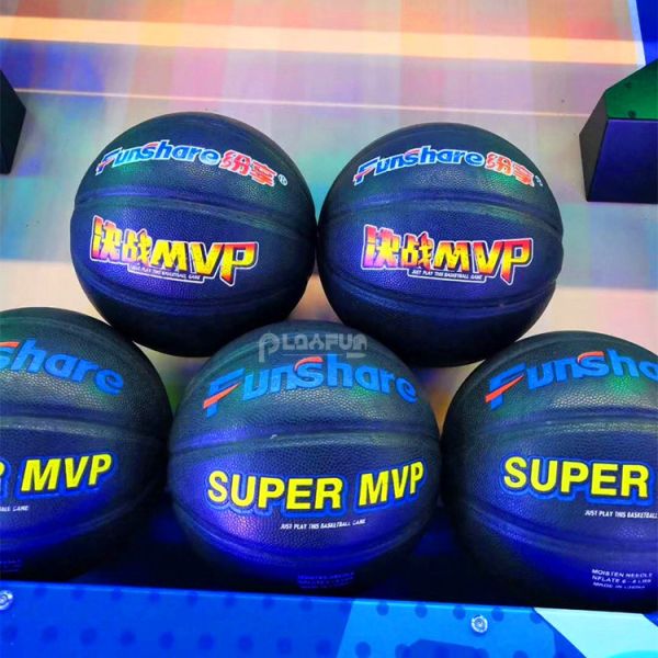 Quality Coin operated basketball game with video screen electronic MVP basketball for sale