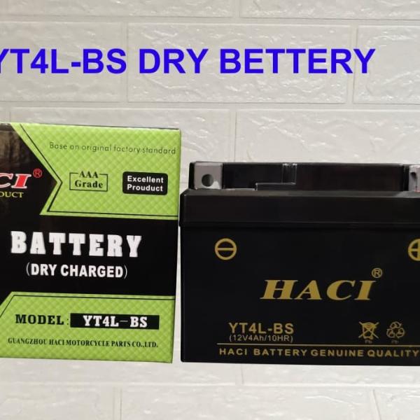 Quality YT4L Lead Acid Motorcycle Battery Terminal Nut And Bolt Black Color for sale