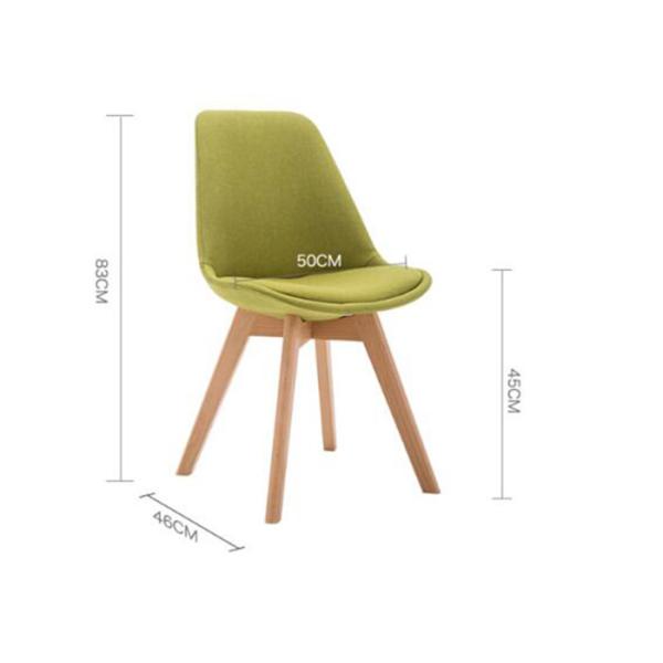 Quality Beech Leg Pu Leather Dining Chair with Ergonomically Designed for sale