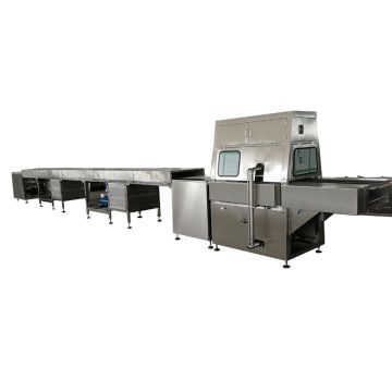 Quality 400MM belt width industrial chocolate enrobing line for sales for sale