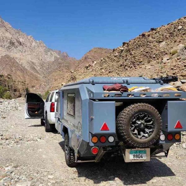 Quality Family Use Off Road Hybrid Camper Customize Overland Travel Trailer for sale
