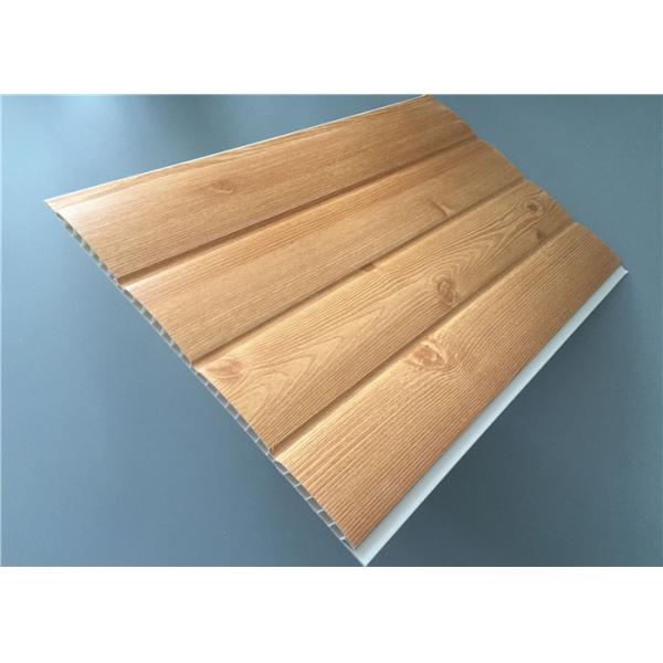 Quality Fireproof Pvc Wall Panels Lightweight With Four Circular Arc 8.5 Mm Thickness for sale