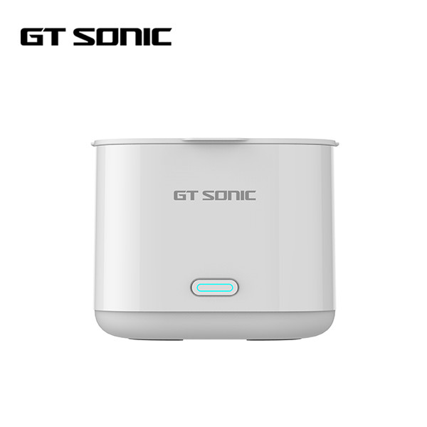 Quality White Mini Ultrasonic Jewelry Cleaner , Home Jewelry Cleaning Machine 10W for sale